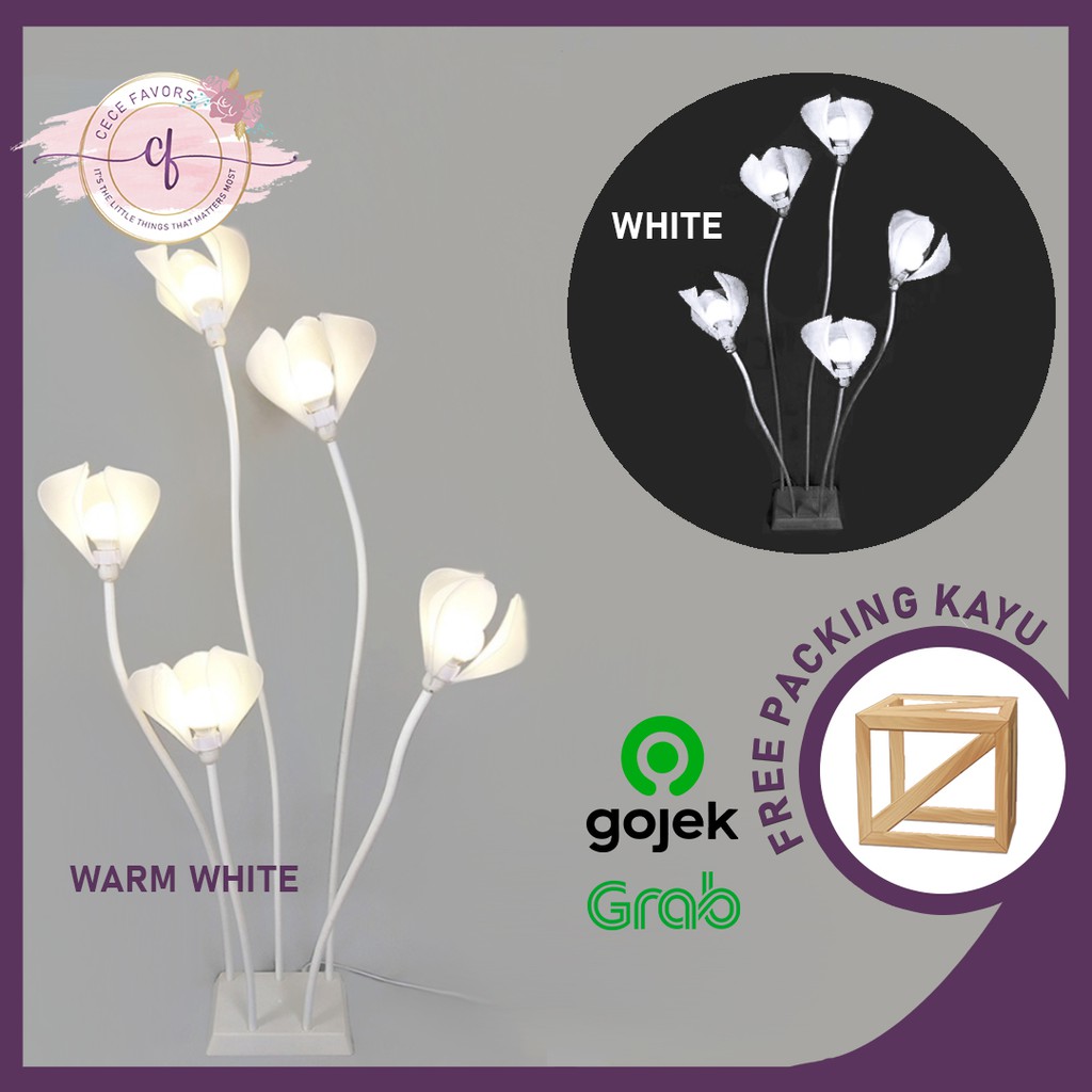 Jual Lampu Standing Lamp Hias Bendable Rose Bunga Lighting | Shopee ...
