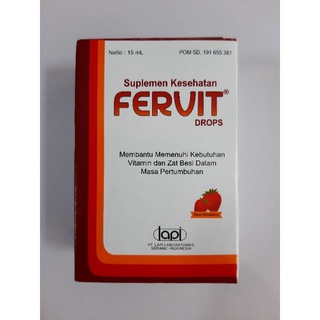 Jual FERVIT DROP 15ml | ZAT BESI TAMBAH DARAH BAYI | Shopee Indonesia