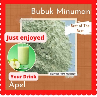 Jual Bubuk Minuman Rasa Apel 1 Kg Minuman Powder Apel Bisa Kiloan ...