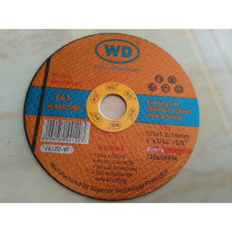 Jual WD 4X1 / MATA GERINDA POTONG BESI STAINLESS CUTTING GURINDA ...