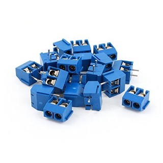 Jual Terminal PCB 2 Pin Screw Terminal Block 2 Way Biru Konektor ...