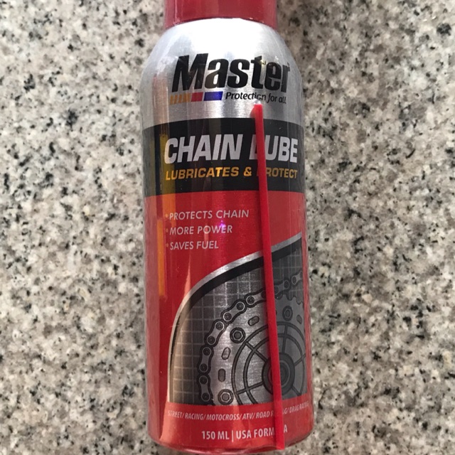 Jual Chainlube pelumas rantai minyak rantai Master 150 ml | Shopee ...