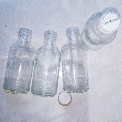 Jual BOTOL KACA WADAH CUPANG & ASI U C 1000 140ml | Shopee Indonesia