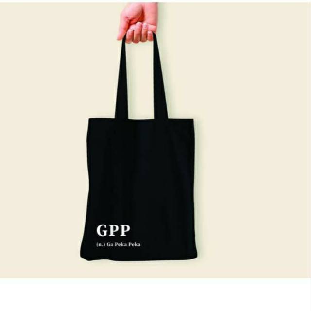 Jual Tas tote bag GPP gak peka peka | Shopee Indonesia Jual Tas tote bag GPP gak peka peka | Shopee Indonesia
