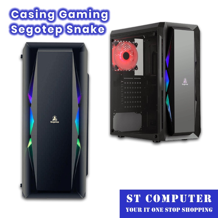 Jual Casing Komputer Gaming Segotep Snake | Shopee Indonesia
