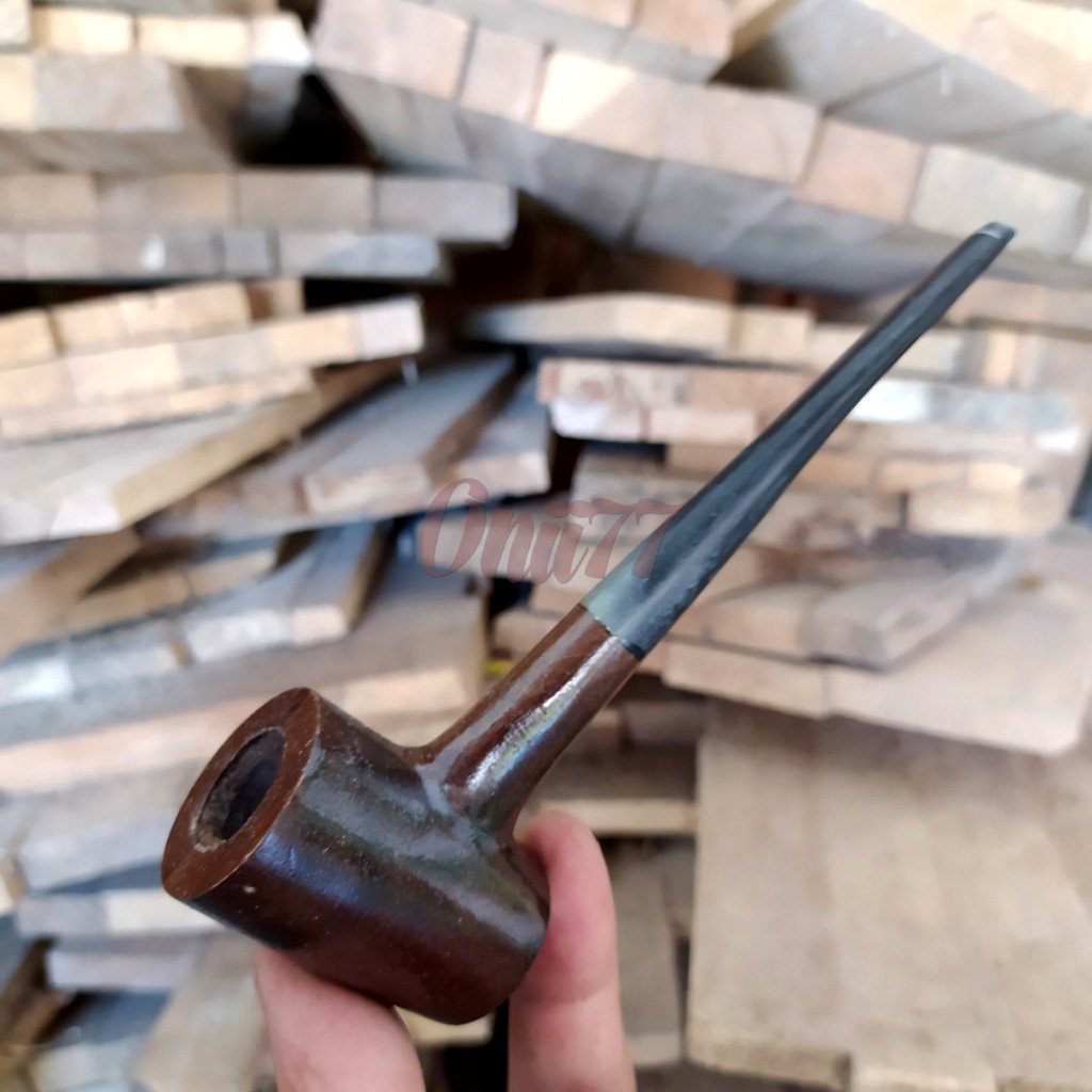 Jual Cangklong Tembakau kayu sonokeling dengan stem tanduk asli model ...