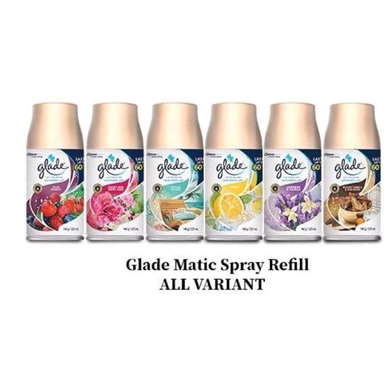 Jual GLADE MATIC SPRAY ALL VARIAN 146/225 ML | Shopee Indonesia