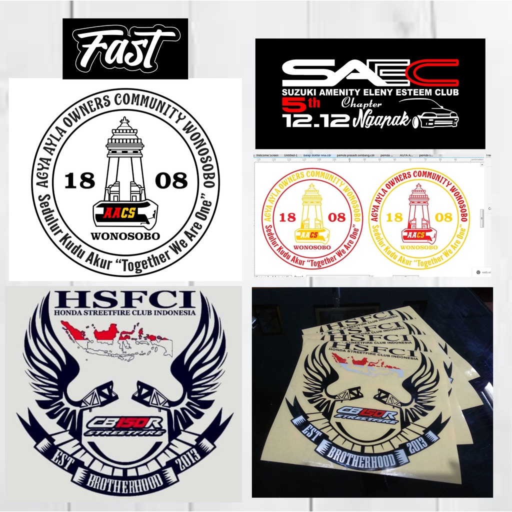 Jual STICKER LOGO KOMUNITAS MOTOR l STICKER VISOR l STICKER BOX CUSTOM ...