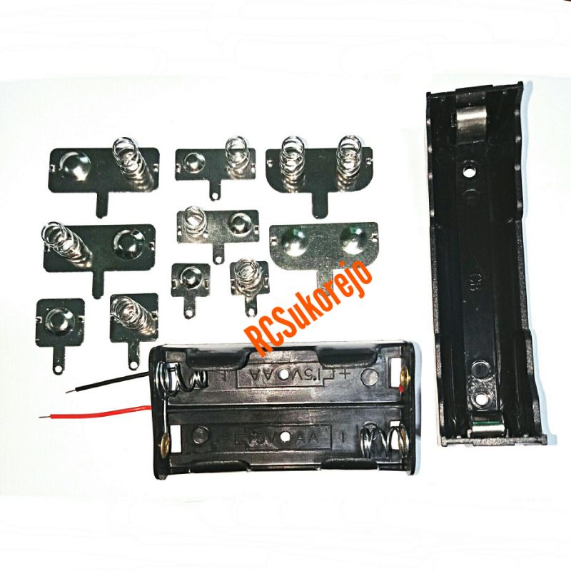 Jual Plat Per Spring Holder Konektor Baterai AA AAA | Shopee Indonesia
