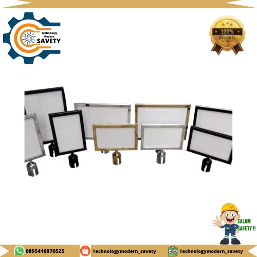 Jual Sign Frame A4 Potrait Signage Poster/Papan Antrian Stainless ...