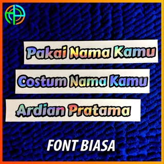 Jual Isi 03 Lembar Sticker Pakai Nama kamu Bisa Request Nama Sendiri ...