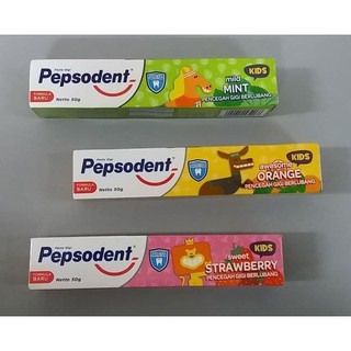 Jual Pepsodent Kids / Odol Pasta Gigi Anak 2 sd 6 Tahun Aman Tertelan ...