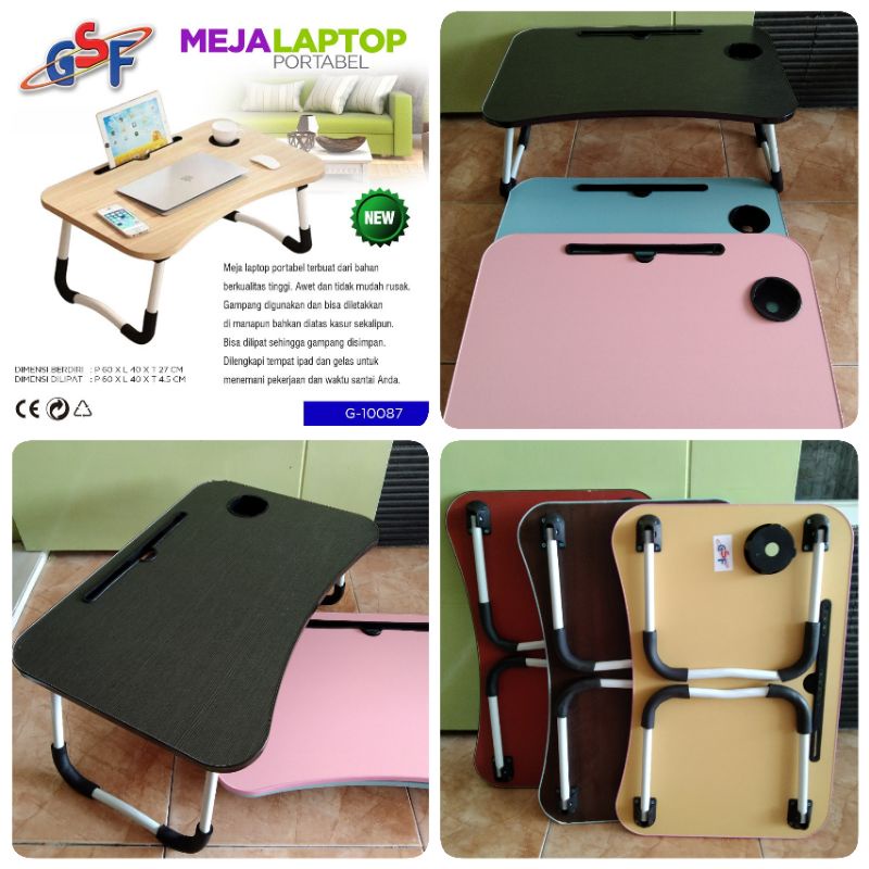 Jual Meja Laptop Lipat Portable GSF G-10087 | Shopee Indonesia