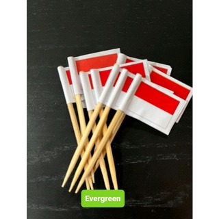 Jual Topper Bendera Merah Putih Topper Cupcake Merah Putih Hiasan ...