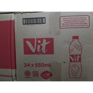Jual Vit Botol 550mL DUS ( isi 24 ) per KARTON | Shopee Indonesia
