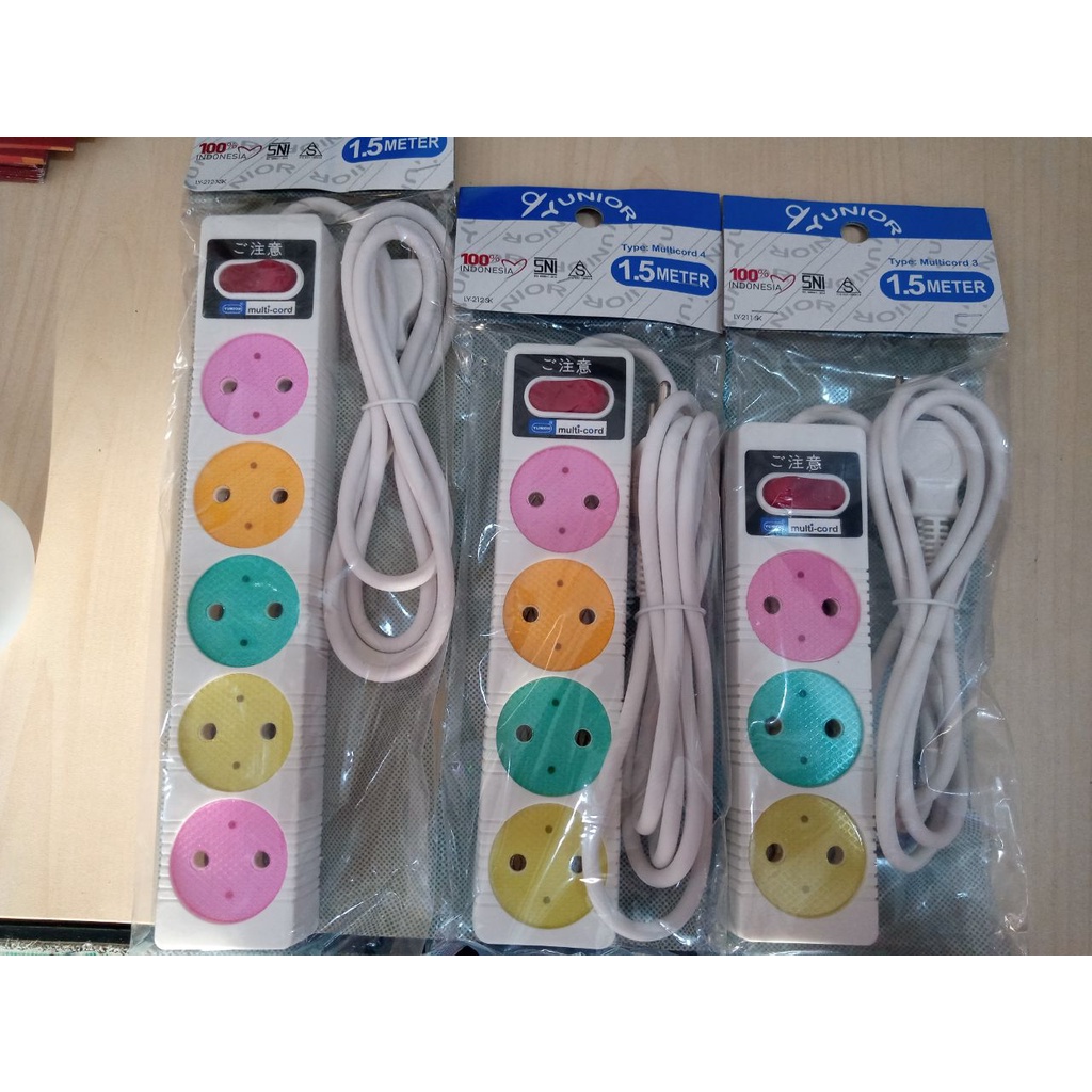 Jual COLOKAN KABEL YUNIOR 1.5M LOYAL ROLL KABEL PANJANG TERMINAL ...