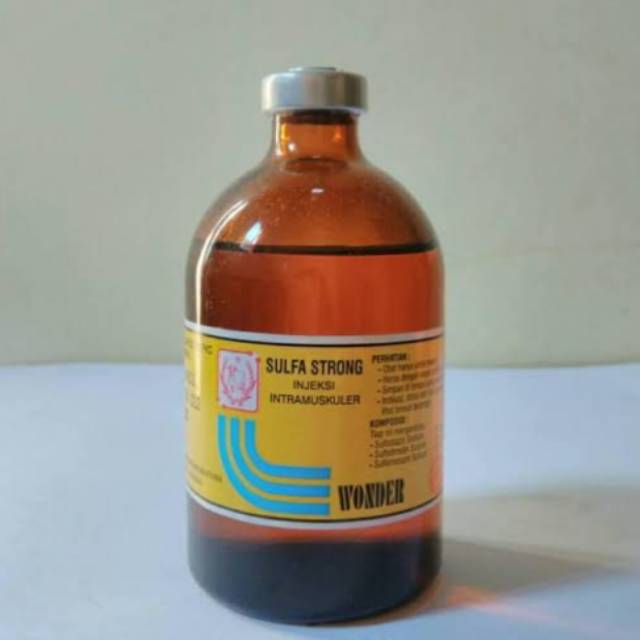 Jual Sulfa Strong 100ml Obat diare hewan ternak sapi kambing babi domba ...