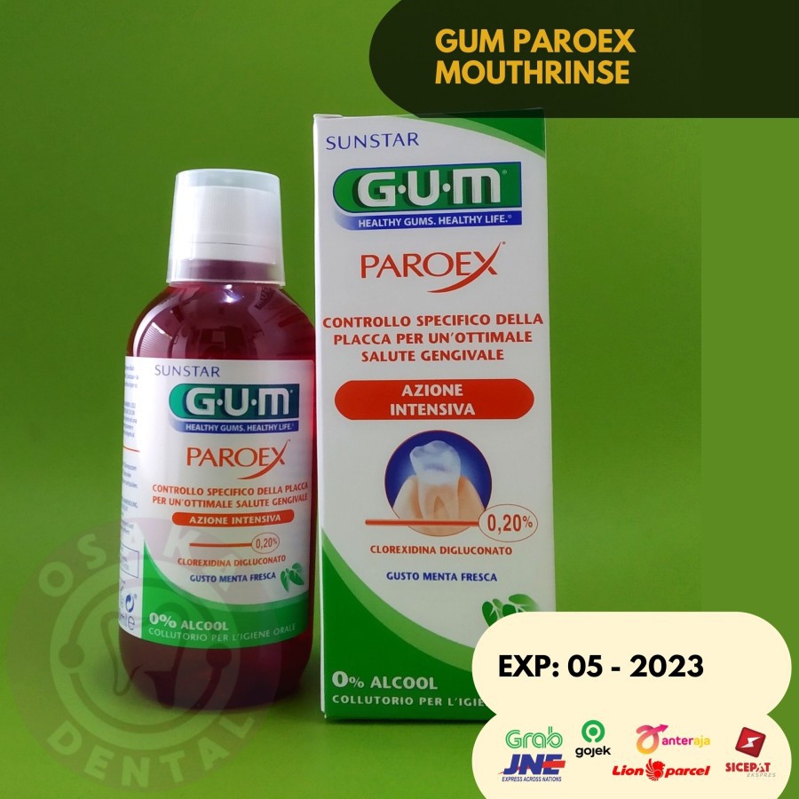 Jual GUM Paroex Mouthrinse/Obat Kumur Chlorhexidine | Shopee Indonesia
