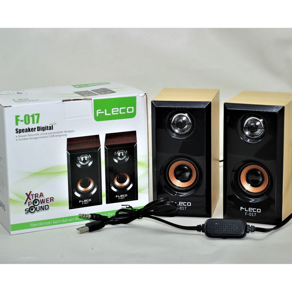 Jual Speaker FLECO F-017 / Speaker Aktif Mini Komputer F017 | Shopee ...