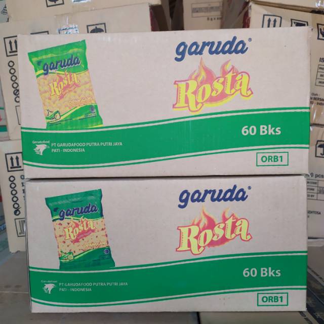 Jual GARUDA ROSTA / KACANG PANGGANG / 1 KARTON / 60 Pcs / 12gr | Shopee ...