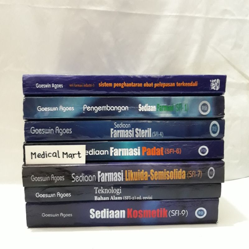 Jual 7 buku (SFI) Serial Farmasi Industri : Sediaan Kosmetik, Teknologi ...