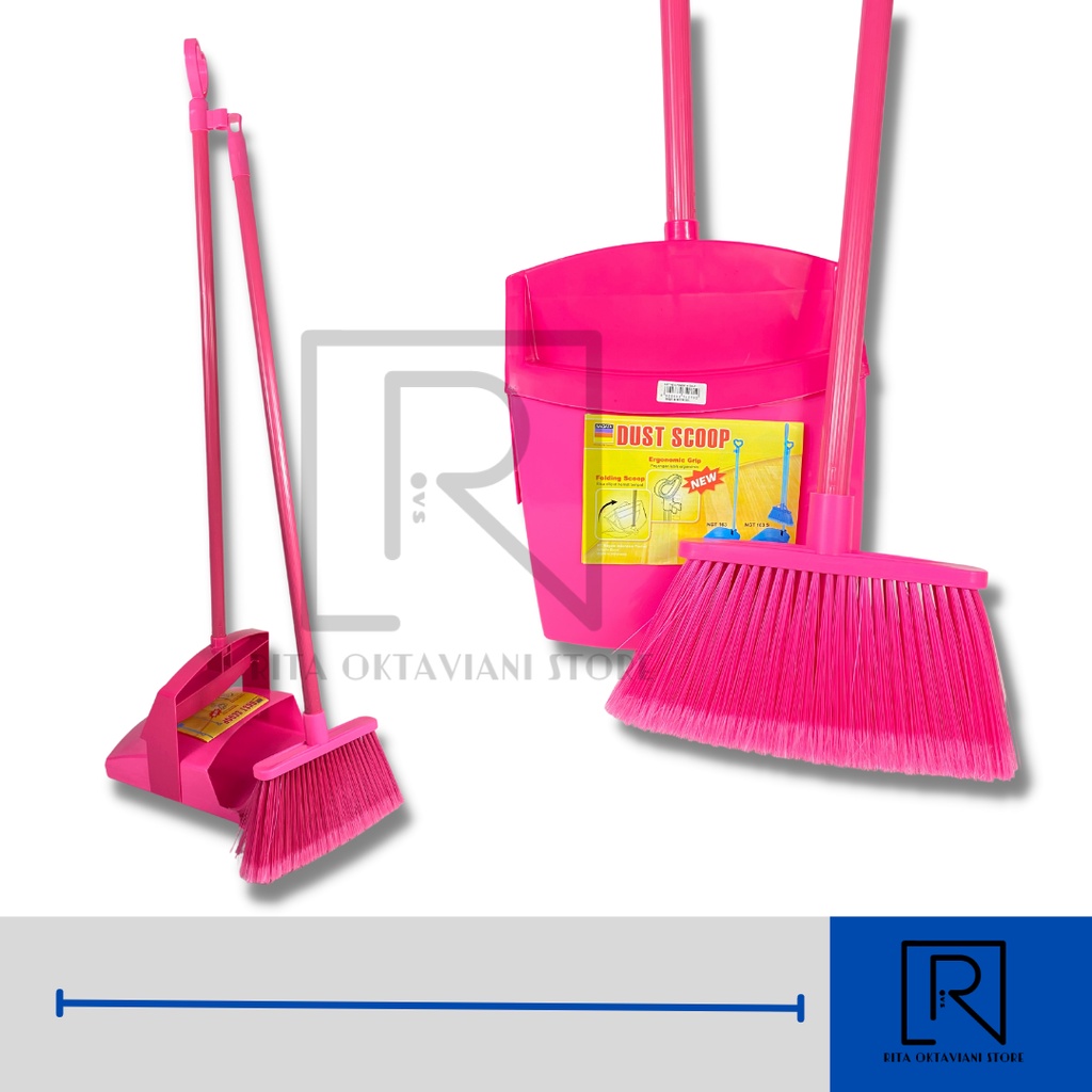 Jual Nagata DustPan With Broom/Pengki Sapu Buka Tutup lipat | Shopee ...