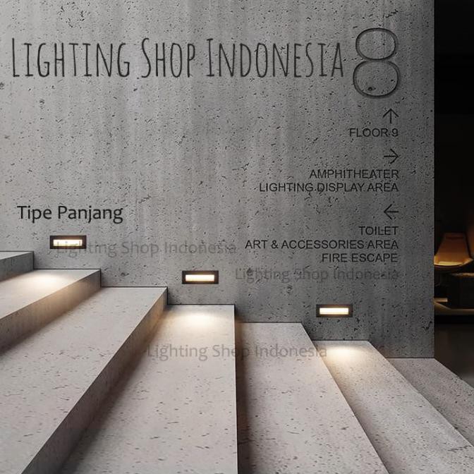 Jual Lampu Tangga Dinding tanam LED Outdoor Waterproof Stairs Step ...