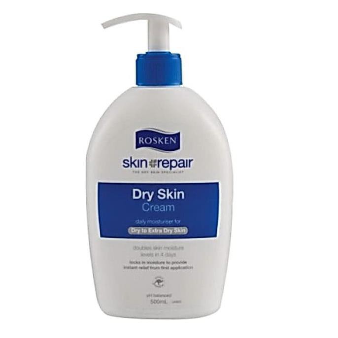 Jual Rosken Dry Skin Cream 500ml exp 2022 | Shopee Indonesia