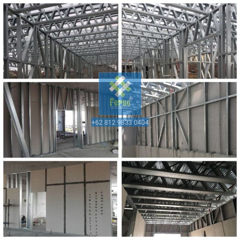 Jual Partisi Gypsum/ GRC, Plafon Gypsum/ GRC, Atap Rangka Baja Ringan | Shopee Indonesia