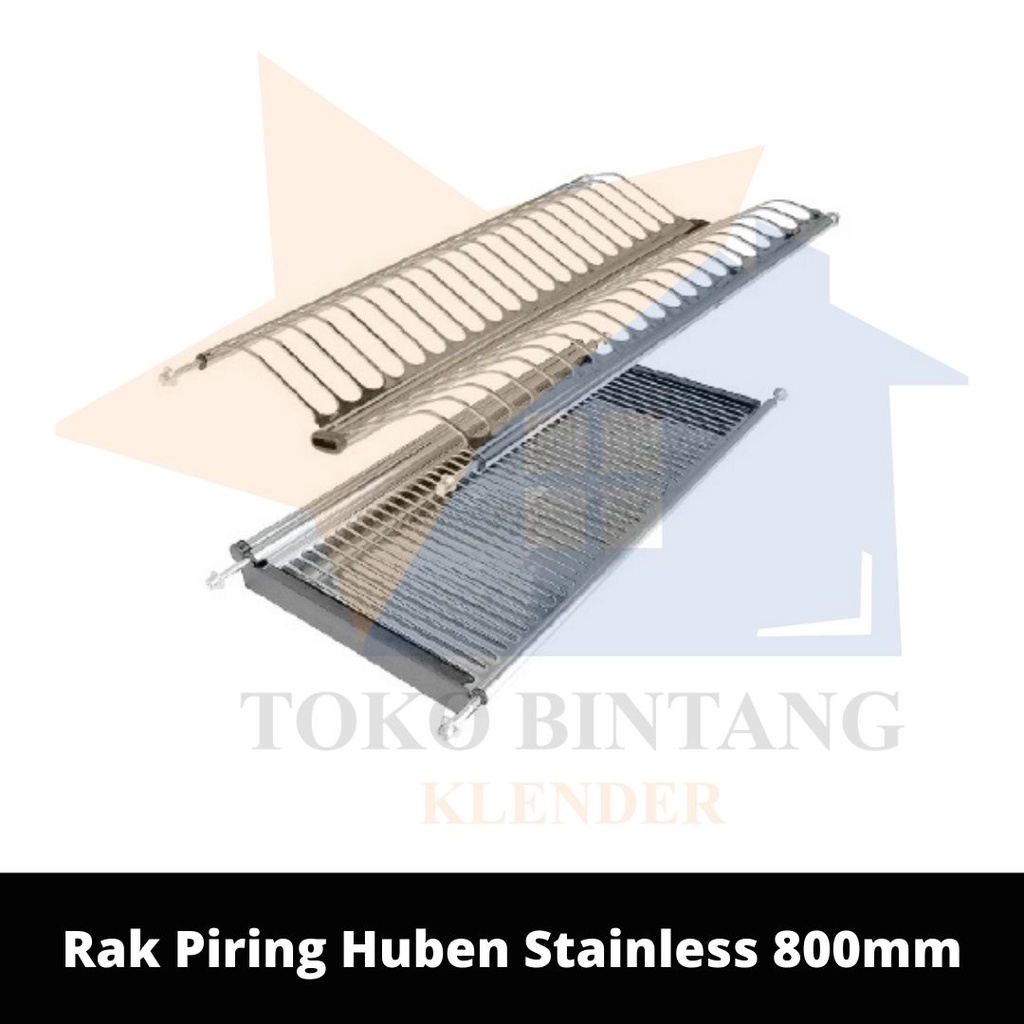 Jual Rak Piring Huben Stainless 800mm | Shopee Indonesia