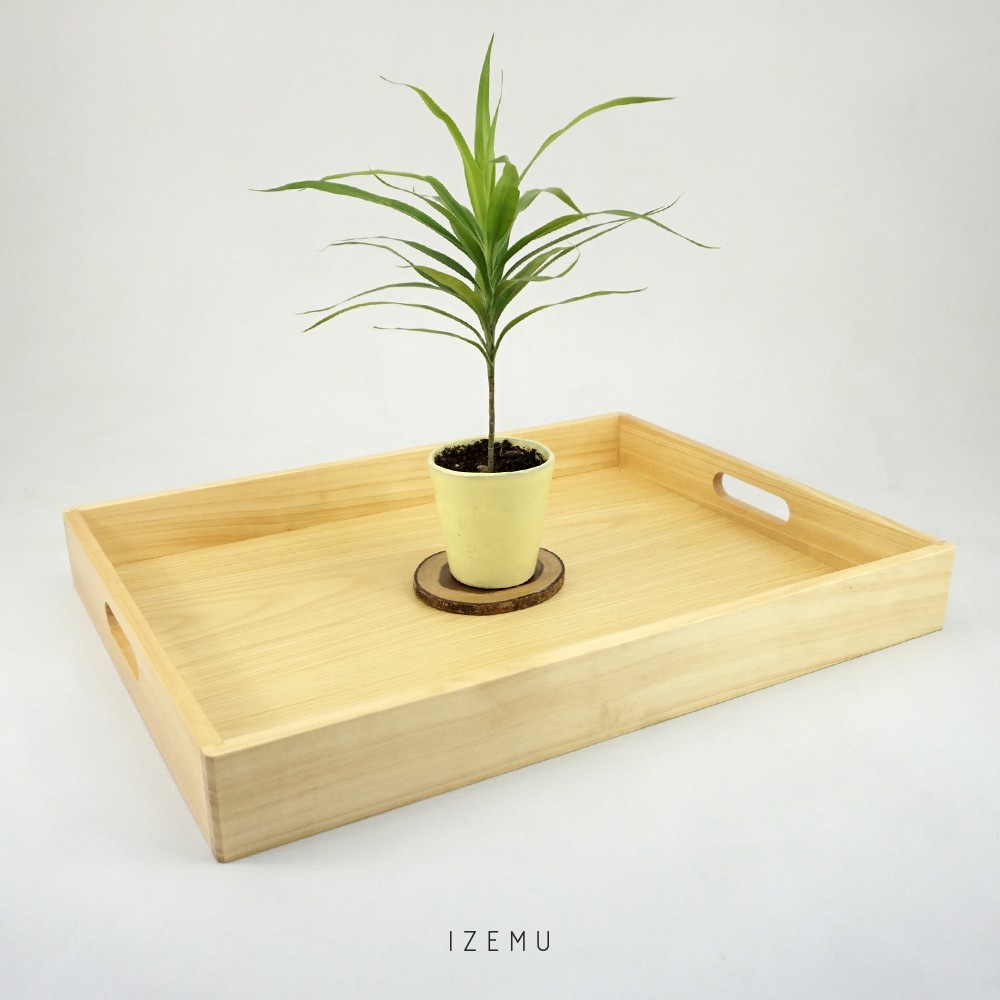 Jual IZEMU WAKU TRAY A3 - Nampan Baki Tray Kayu Pinus / Pine Wood Tray ...