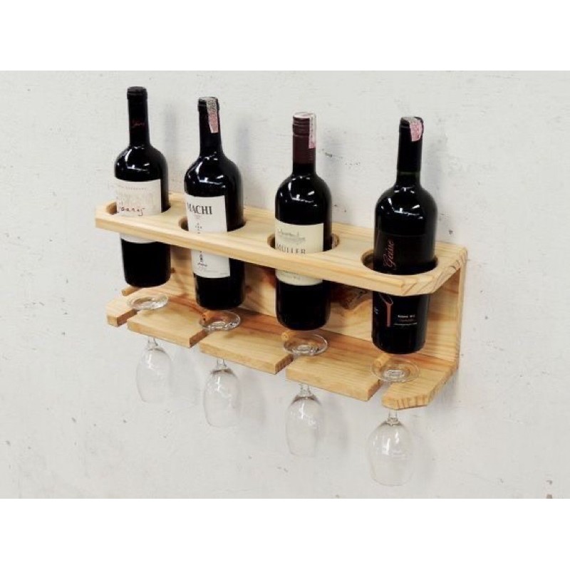 Jual Nanhayu Rainee - Rak Wine Tempel Dinding, Rak Minuman Bar Atau ...