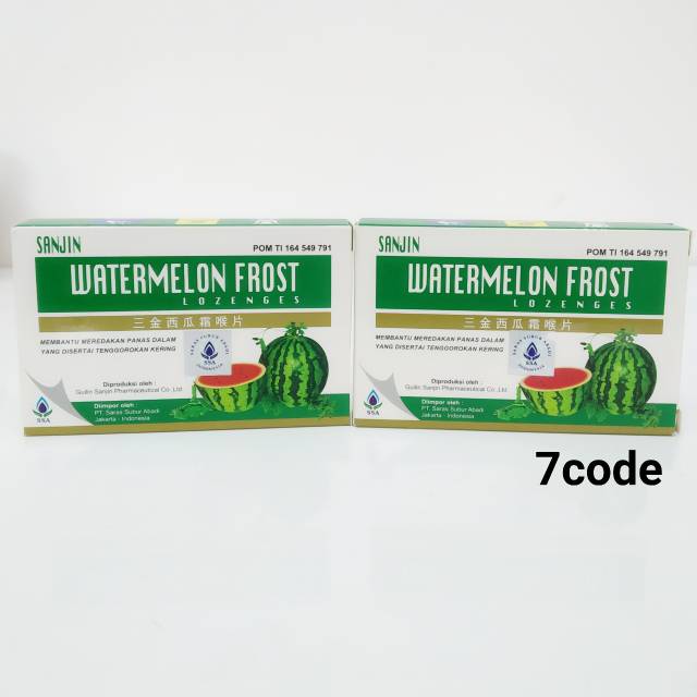 Jual Sanjin wf lozenges watermelon frost lozenges | Shopee Indonesia