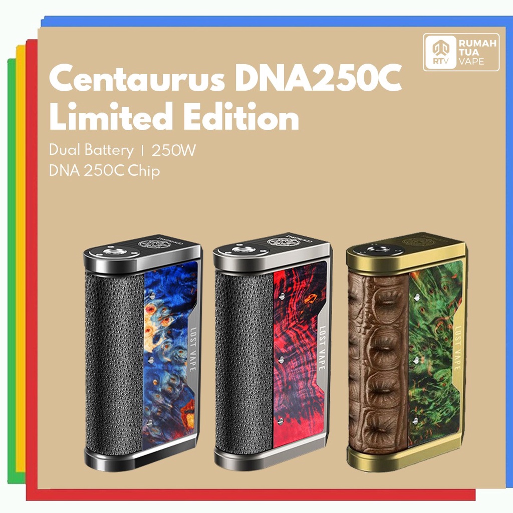 Jual CENTAURUS DNA 250C LIMITED EDITION 250W DUAL BATTERY MOD BY ...