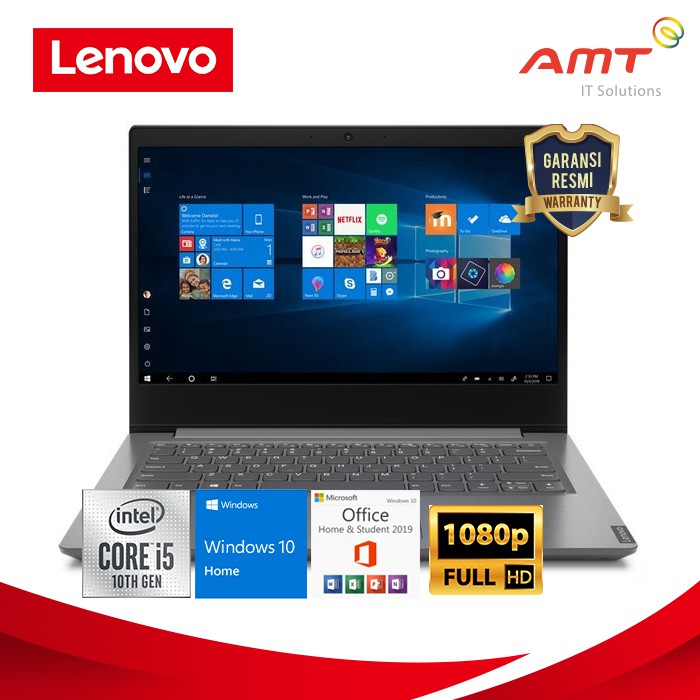 Jual Lenovo V14 IIL Core i5-1035G1 4GB HDD1TB 14" FHD Win10 OHS | Shopee Indonesia