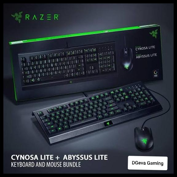 Jual Razer Cynosa Lite Keyboard + Razer Abyssus Lite Gaming Mouse ...