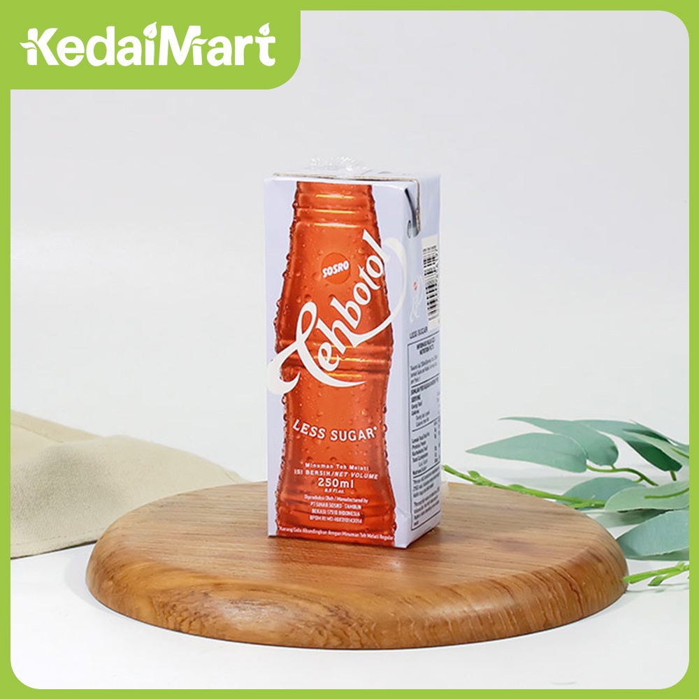 Jual Teh Botol Sosro Less Sugar 250 ml Indonesia|Shopee Indonesia