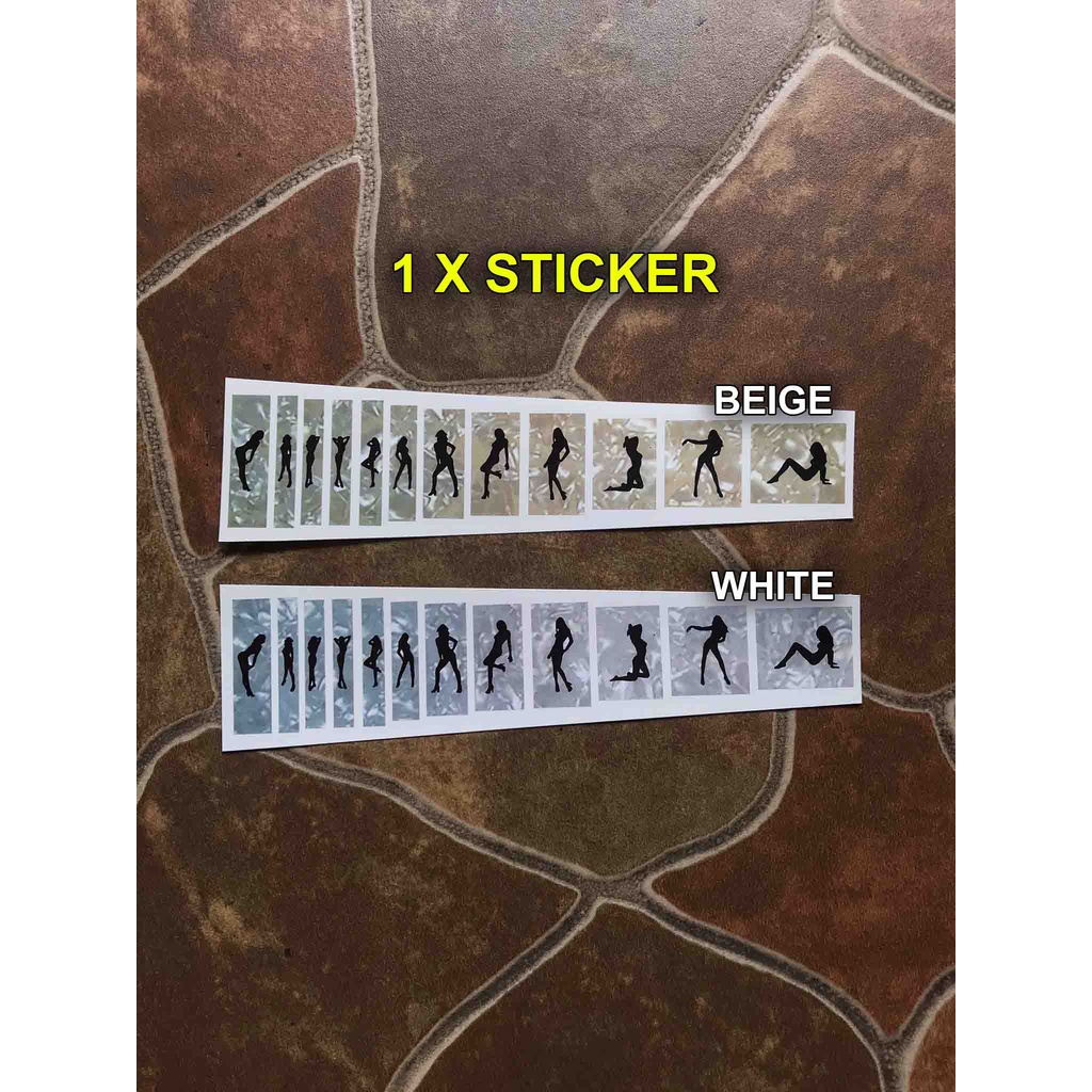 Jual Sticker Inlay Stripper Girls Blocks Deluxe Fretboard Gitar Akustik ...