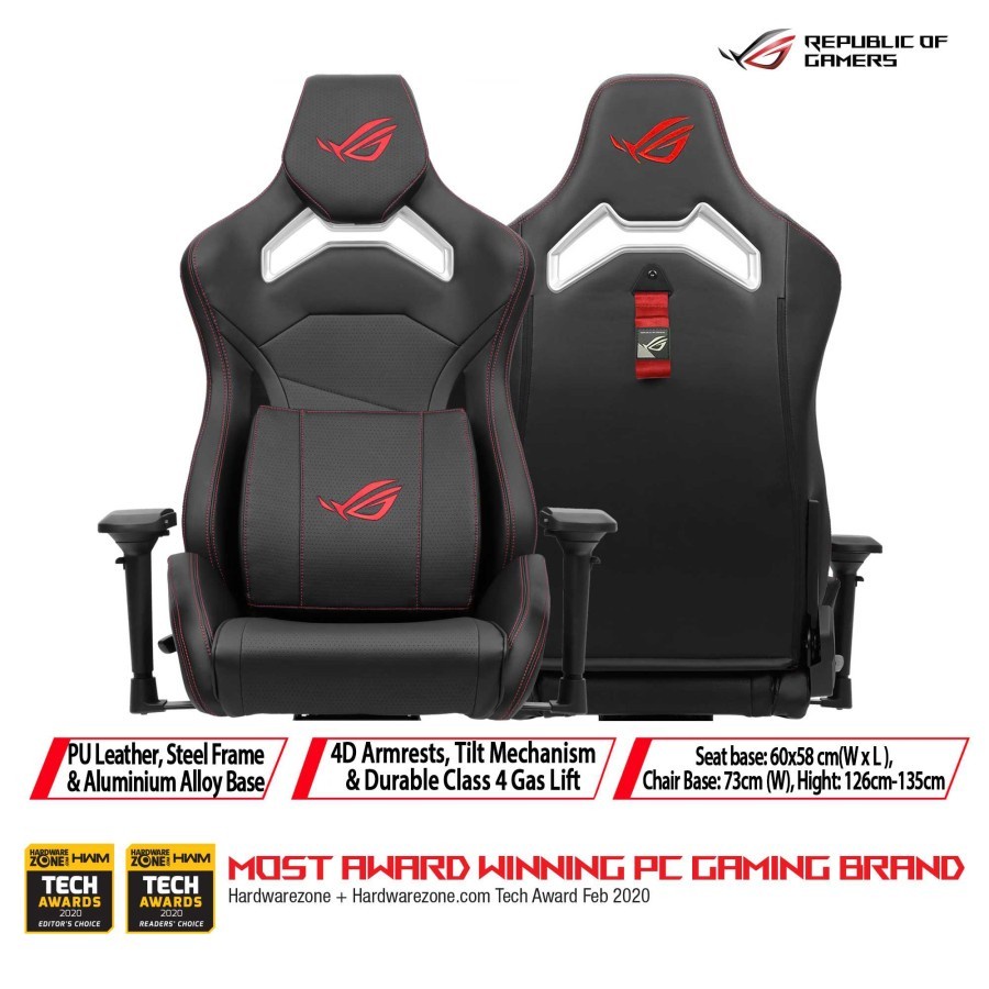 Jual Asus ROG Chariot Core - Gaming Chair | Shopee Indonesia