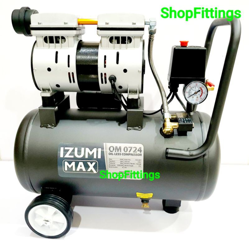 Jual Izumi Kompresor Listrik Angin OilLess Air Compressor Silent 24 ...