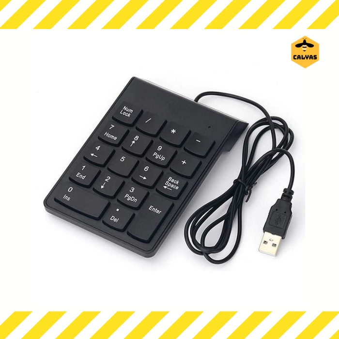 Jual Numeric Keypad Numpad Number Single Hand keyboard USB Indonesia ...