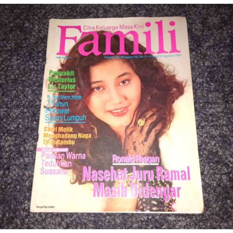Jual Majalah FAMILI No.34 Agu 1991 NIKE ARDILLA (RARE) | Shopee Indonesia