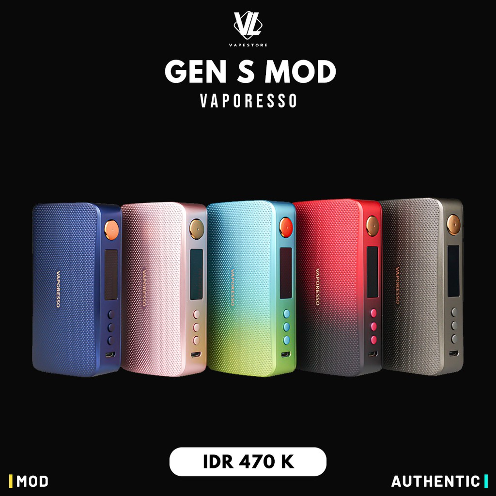 Vaporesso Gen S MOD 220W Authentic By Vaporesso - Vaporesso Gen MOD ...