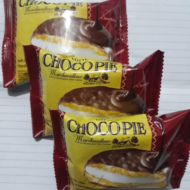 Jual Lotte Chocopie Marshmallow Chocopie Snack Biskuit Wafer Coklat ...