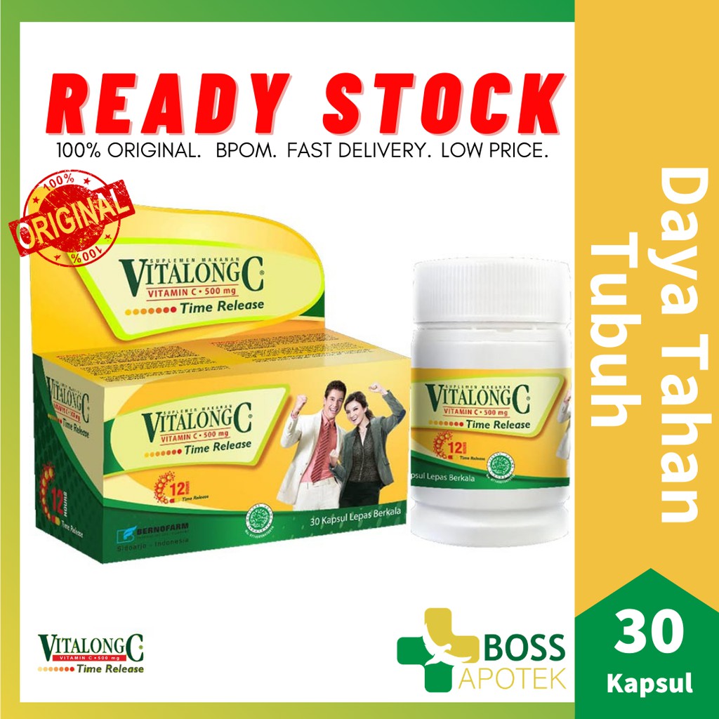 Jual VITALONG C 500 MG Vitamin c, daya tahan tubuh | Shopee Indonesia