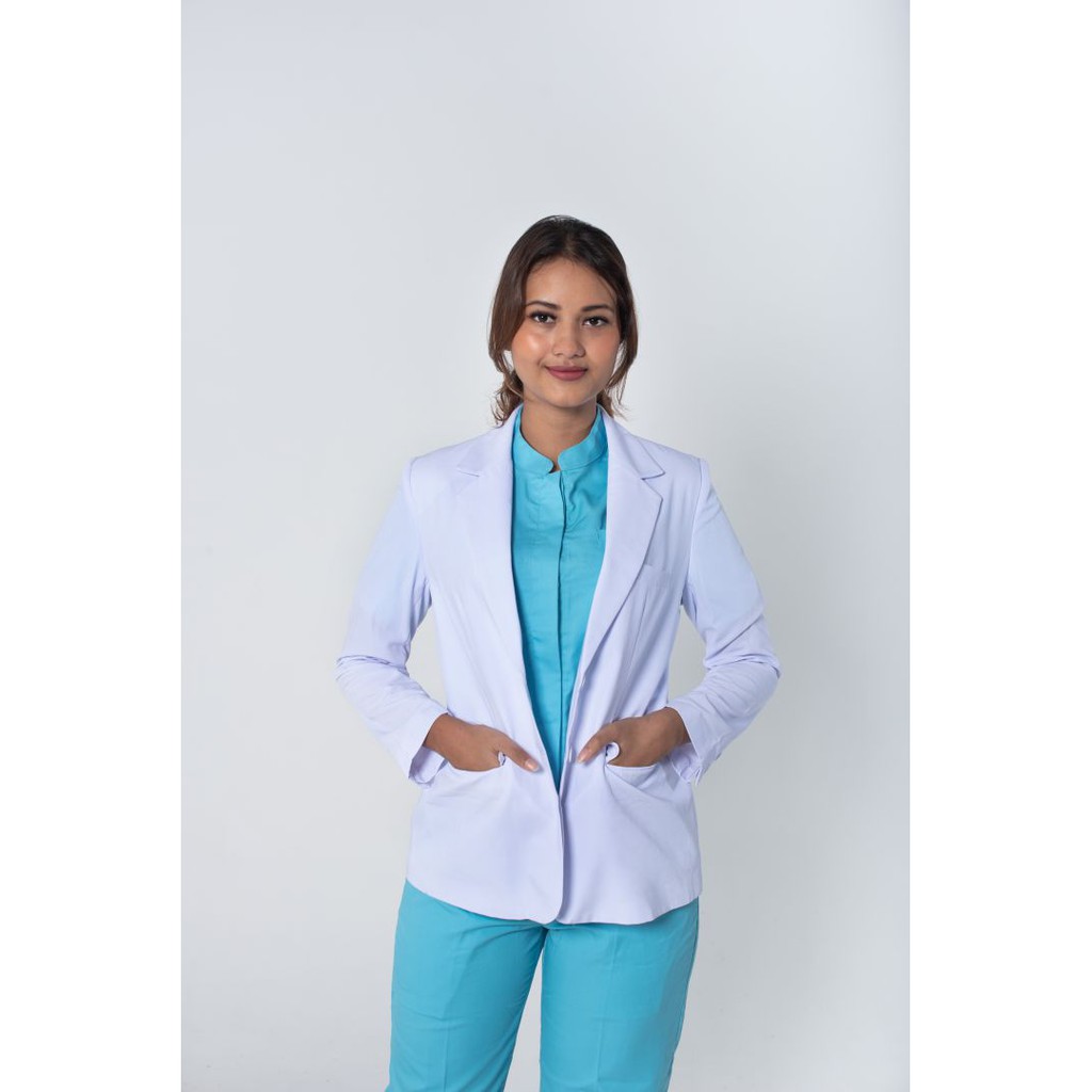 Jual Jas Dokter / Snelli (Wanita) Lengan Panjang Merk Dua Saudara ...