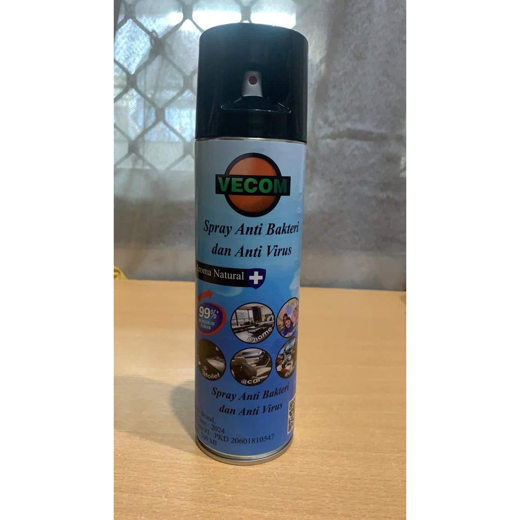 Jual Vecom Spray Anti Bakteri & Anti Virus 500ml (KHUSUS PULAU JAWA ...