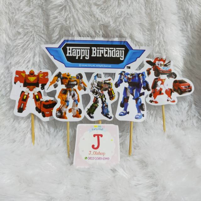 Jual Topper Cake Tobot | Shopee Indonesia