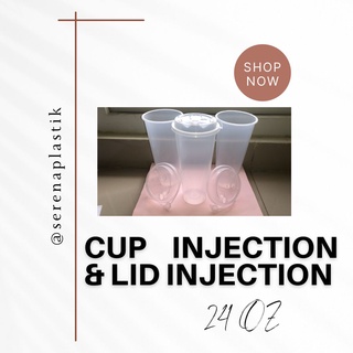 Jual THINWALL VICTORY GELAS CUP INJECTION 24 OZ 720 ML GELAS THIN WALL ...