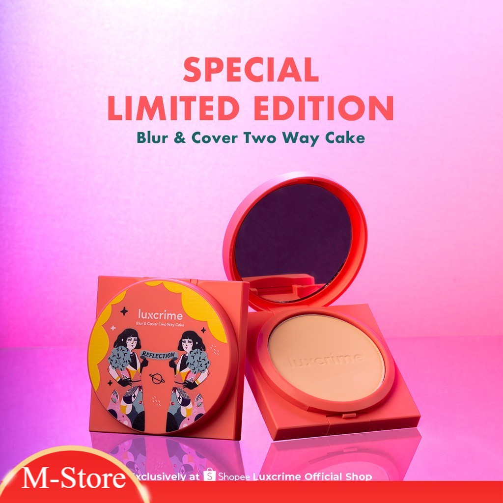 Jual Luxcrime - Blur & Cover Two Way Cake [LIMITED EDITION] | Shopee ...